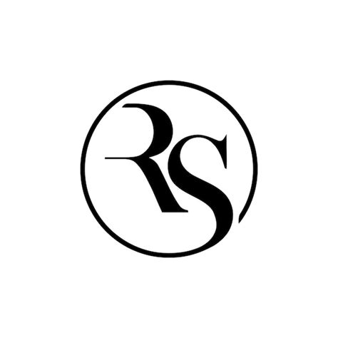 RS Initialen Logo Design Anfangsbuchstabe Logo Creative Luxury Logo