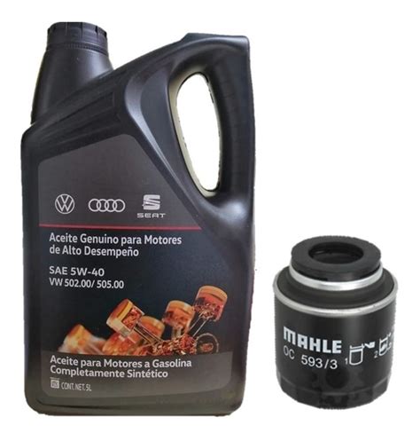 Aceite Sintetico Original Y Filtro Vw Vento Seat Ibiza Envío gratis