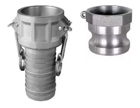 Kit Conexi N R Pida Aluminio P Manguera Camlock Pulgada
