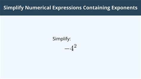 simplify numerical expressions containing exponents 2 youtube