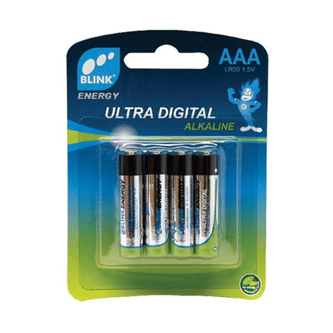 Pilha Alcalina Ultra LR3 AAA 1 5V FILLDAY BLINK