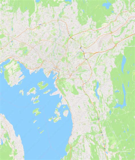 Oslo Modern Atlas Vector Map Boundless Maps