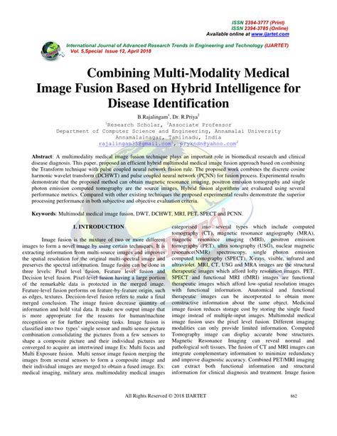 pdf combining multi modality medical image fusion based on hybrid intelligence for disease