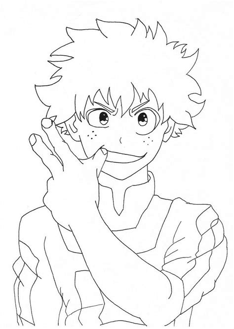 Desenhos De Izuku Midoriya Para Colorir Desenhos Para Colorir