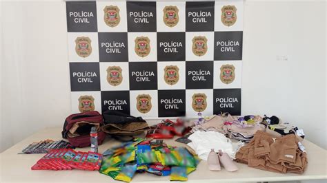 Mulheres são presas por suspeita de furtarem calcinhas e mercadorias de
