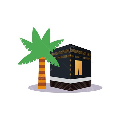 Hajj Pilgrimage Mecca Vector Design Images Kaaba Mecca Vector