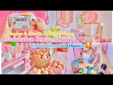 DAILY VLOG IBU RUMAH TANGGA BONGKAR BELANJA BULANAN MENATA