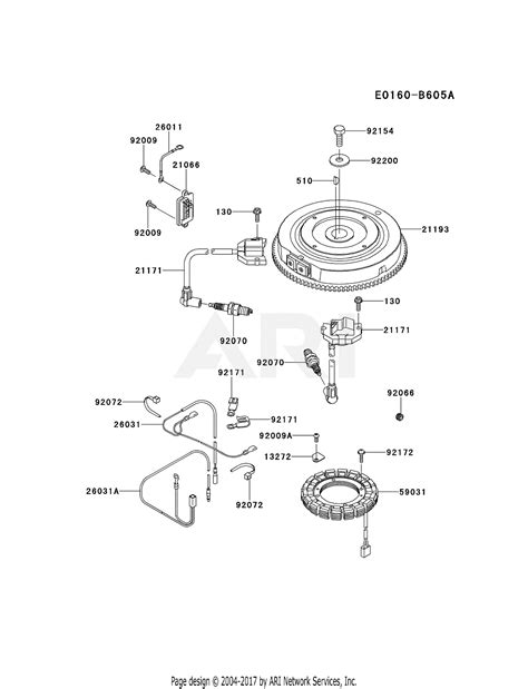 Kawasaki FR730V FS00 4 Stroke Engine FR730V Parts Diagram For ELECTRIC