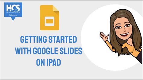 Getting Started With Google Slides On The IPad Google Drive IPad YouTube
