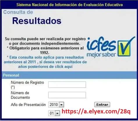 Como saber el Número de registro del Icfes 2024 elyex