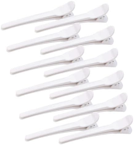 Amazon BAHABY 12 Pcs Hair Clips For Styling Sectioning White Non