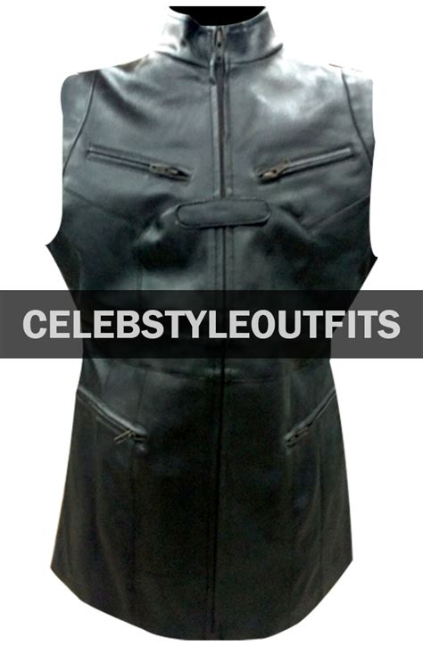 Melinda May Agents Of SHIELD Ming Na Wen Black Leather Vest
