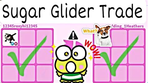 I Traded My Sugar Glider In Adopt Me YouTube