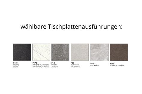 connubia by calligaris Tisch Duel mit Keramikplatte Möbel Letz Ihr