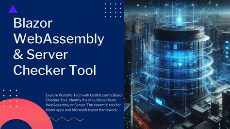 Blazor WebAssembly WASM Or Server Built With Checker Tool