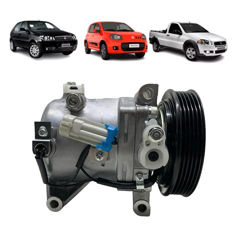 Compressor De Ar Calsonic Fiat Palio Siena Uno Fire Novo Uno Shopee