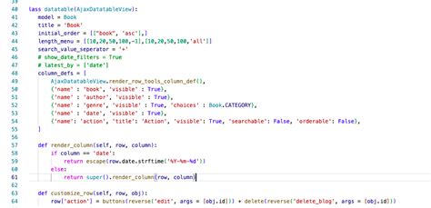 Changing Date Formats Issue 107 Morlandi Django Ajax Datatable
