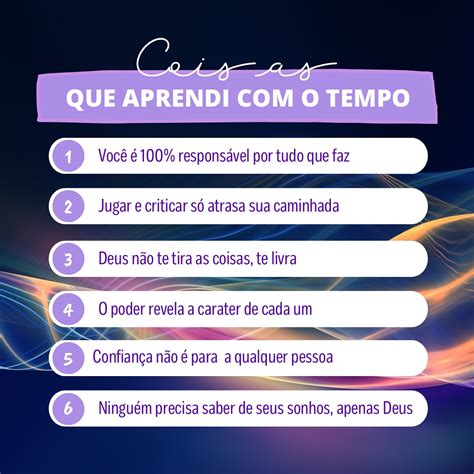 Coisas Que O Passar Do Tempo Se Revelam Se Aprende Se Evolui