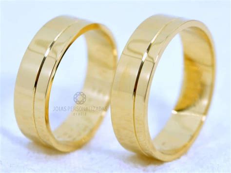Alian As Quadradas Em Ouro K Friso Lateral