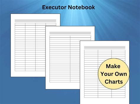 Updated Executor Worksheets Bundle Printable Etsy