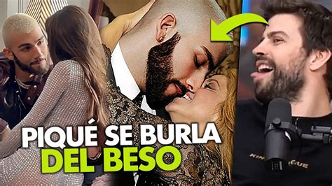 No se aguantó Piqué reacciona con BURLAS al beso que protagoniza
