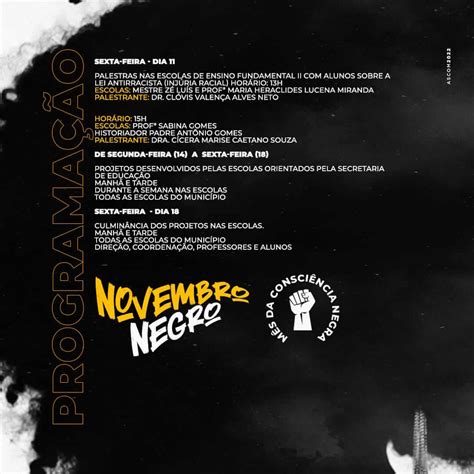 Campanha Novembro Negro Brejo Santo Governo Municipal