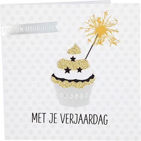 Depesche Glamour Wenskaart Met De Tekst Met Je Verjaardag Mot