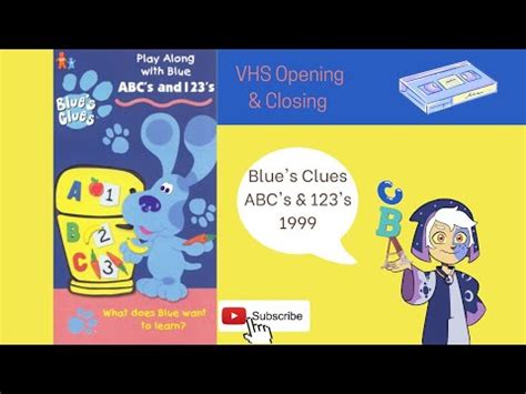 Blue S Clues Abc S Vhs Opening Closing Youtube