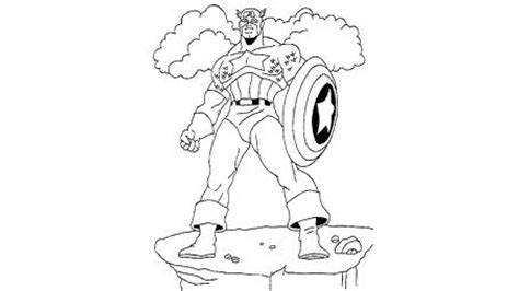 Dibujo De Los Vengadores Para Colorear Y Pintar 46196