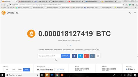 Get Crypto Tab Review Google Chrome Plugin Mine Bitcoin Youtube