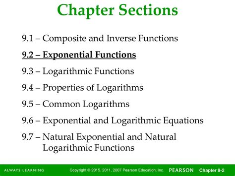 exponential and logarithmic functions ppt download