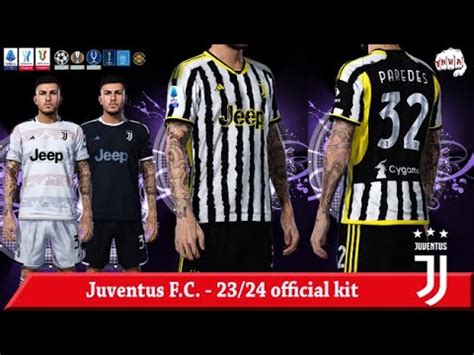 Pes Juventus F C Official Kit Youtube