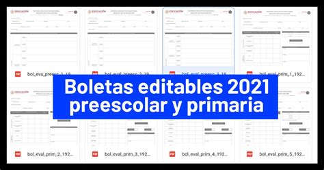 Boletas De Calificaciones Primaria Para Imprimir Shawn Mitchell
