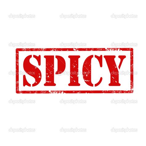 Spicy Stamp ⬇ Vector Image By © Carmendorin Vector Stock 43729297