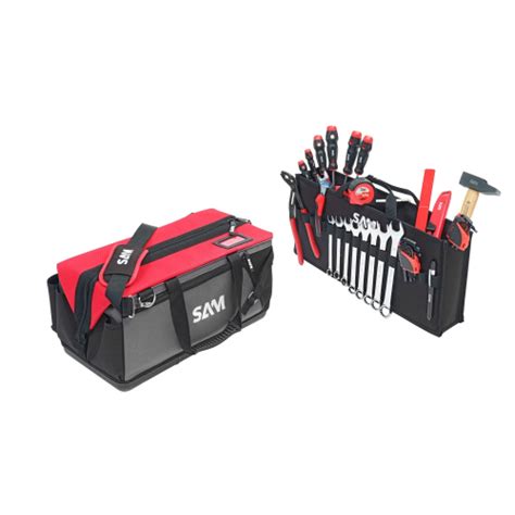 Caisse à outils textile 30 L avec 100 outils de maintenance cp 100