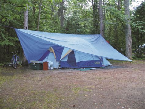 DIY Tarp Tent Building A Shelter In The Wilderness DailyHikingBlog