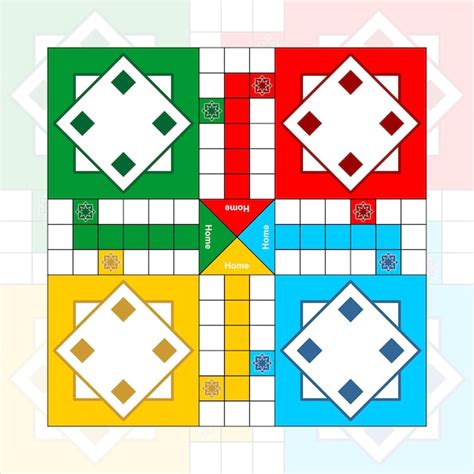 Premium Vector Ludo Game Board