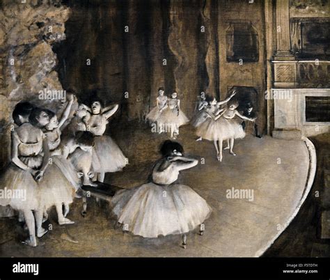 R P Tition D Un Ballet Sur La Sc Ne En The Ballet Rearsal On The