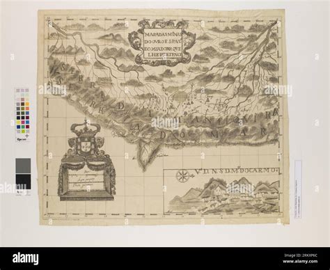 Mapa das Minas de Ouro em São Paulo e Costas do Mar Que Lhe Pertence