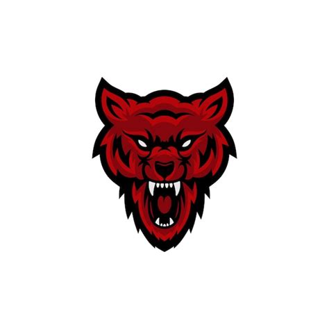 Premium Vector Wolf Head Illustration Logo Design Wolf Mascot Vector