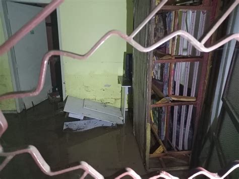Casa desaba após forte tempestade em Lages