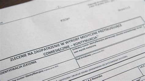 Od lipca obowiązuje nowy wzór zleceń na wyroby medyczne mgr farm