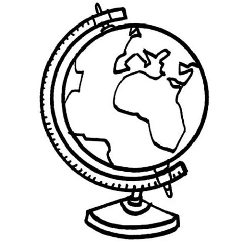 Dibujo Para Imprimir Y Colorear De Un Globo Terr Queo