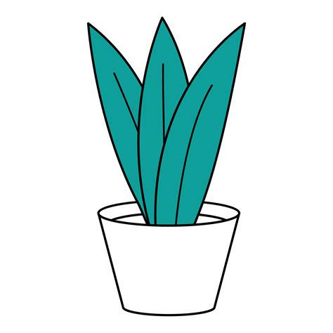 diseño de dibujos animados de plantas de interior en maceta 13441055 PNG