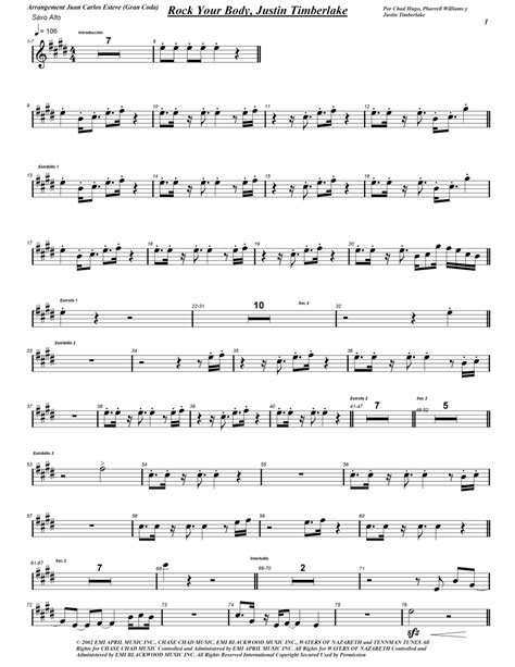Rock Your Body Arr Juan Carlos Esteve Gran Coda By Justin