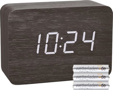 TFA Dostmann 60 1511 Combo Réveil Radio de Voyage Réveil analogique