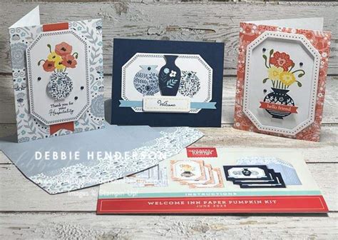 Paper Pumpkin By Stampin Up June 2023 Kit Debbie Henderson Stampin