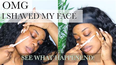 Dermaplaning At Home Black Skin Before And After YouTube