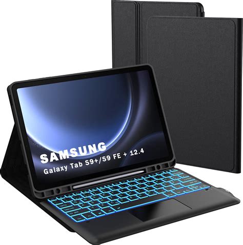 Für Samsung Galaxy Tab S9 FE S9 Plus 12 4 Zoll Hülle mit Tastatur