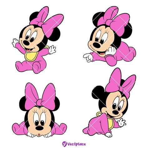Baby Minnie Mouse Clip Art Png